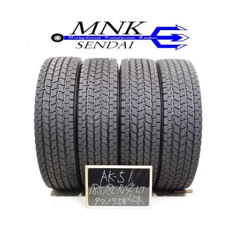 iceGUARD AK-51【送料無料/代引きOK】ランクS.D 中古 185/80R14 ヨコハマ アイスガードiG91 2021年 8.5 ...