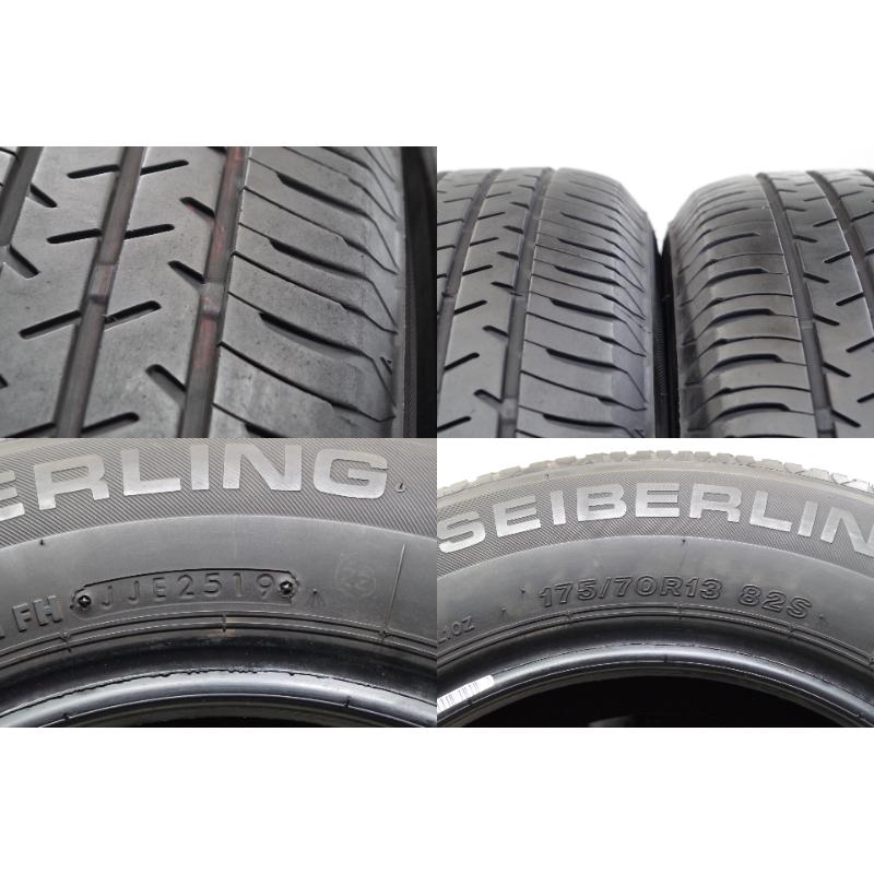 S-916【送料無料/代引きOK】ランクn 中古 175/70R13 SEIBERLING SL101 2019年 7〜7.5分山 夏タイヤ 4本SET : MNK.com 仙台支店 - 通販 ...
