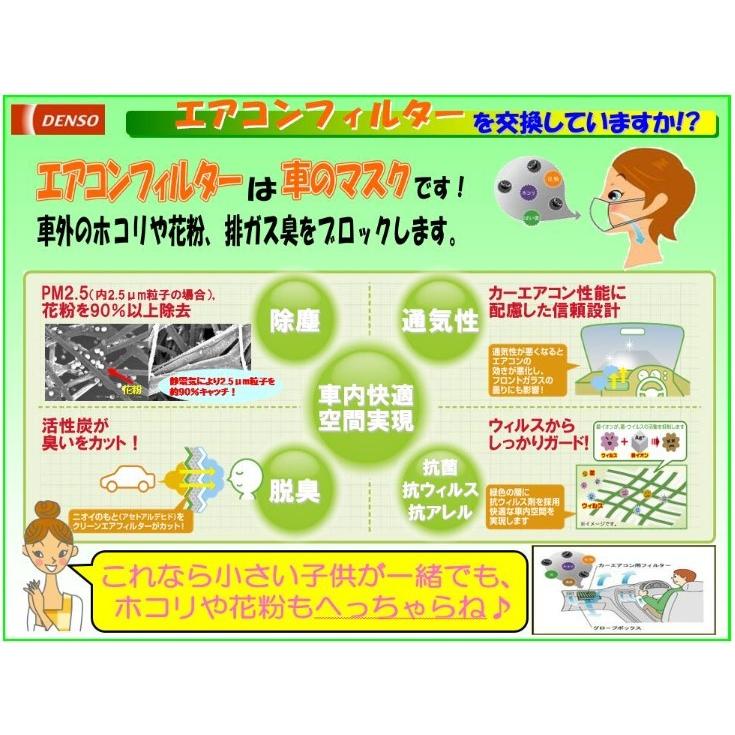 デンソー（DENSO） 014535-1660 クリーンエアフィルター DCC7003 カーエアコン用 エアコンフィルター 88568 ...