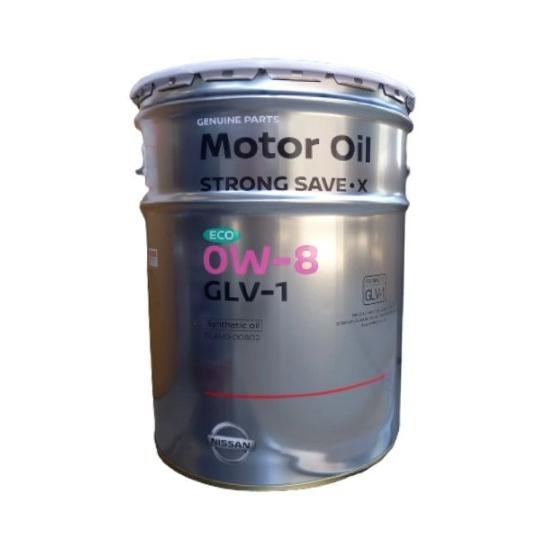 日産 NISSAN(日産) KLAV0-00802 ストロングセーブ X GLV-1 0W-8 20L ガソリンエンジンオイル モーターオイル 純正品 (KLAV000802) : はっとぱー ...
