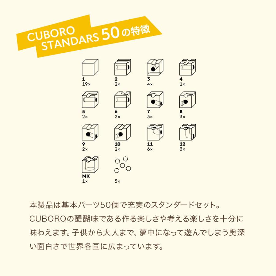cuboro Cuboro キュボロ スタンダード50 CUBORO STANDARD50 クボロ 木のおもちゃ 男の子 女の子 並行輸入品 ...