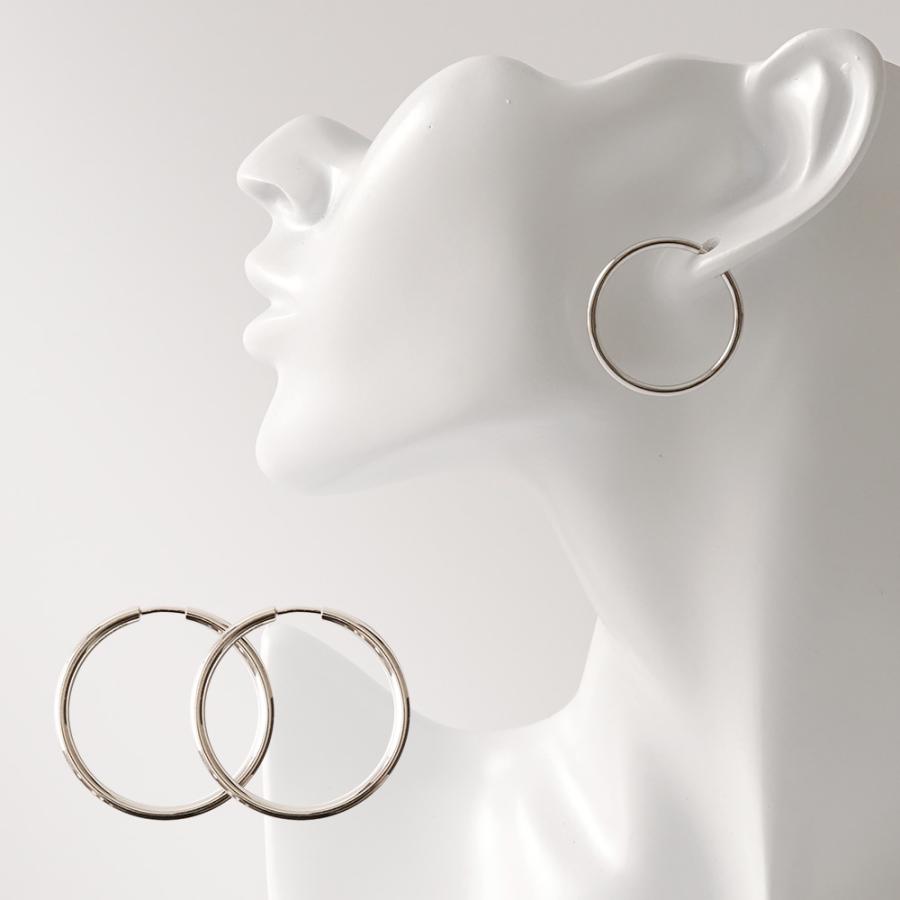 MARIA BLACK マリアブラック 100702 Senorita 25 Hoop Silver セニョリータ フープ ピアス シルバー ...