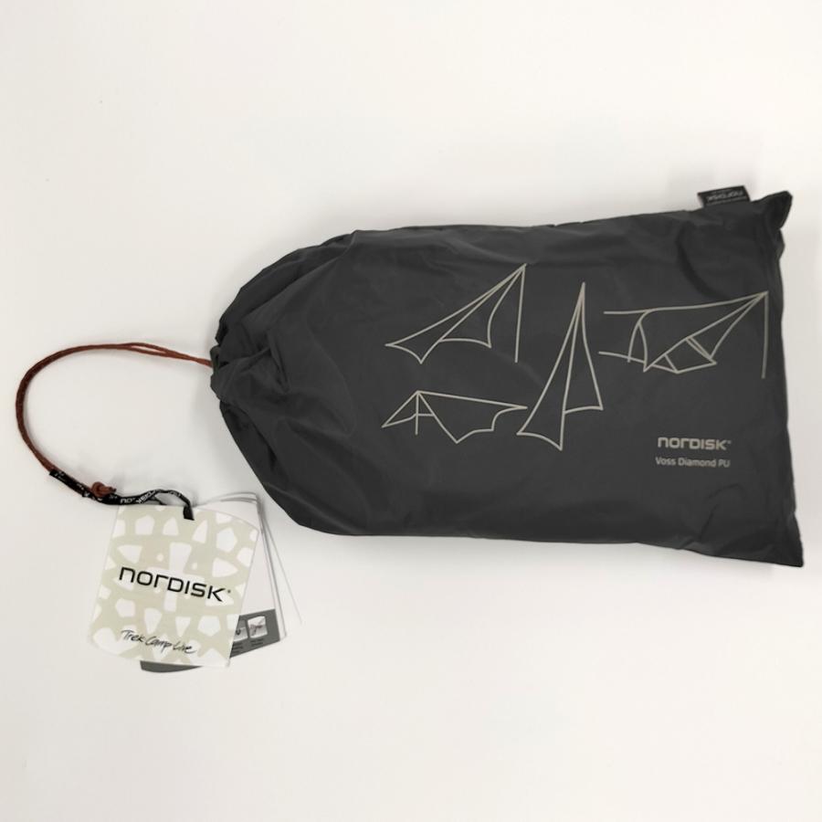 NORDISK（ノルディスク） ヴォス ダイヤモンド タープ ダークオリーブ Nordisk Voss Diamond PU Tarp ...