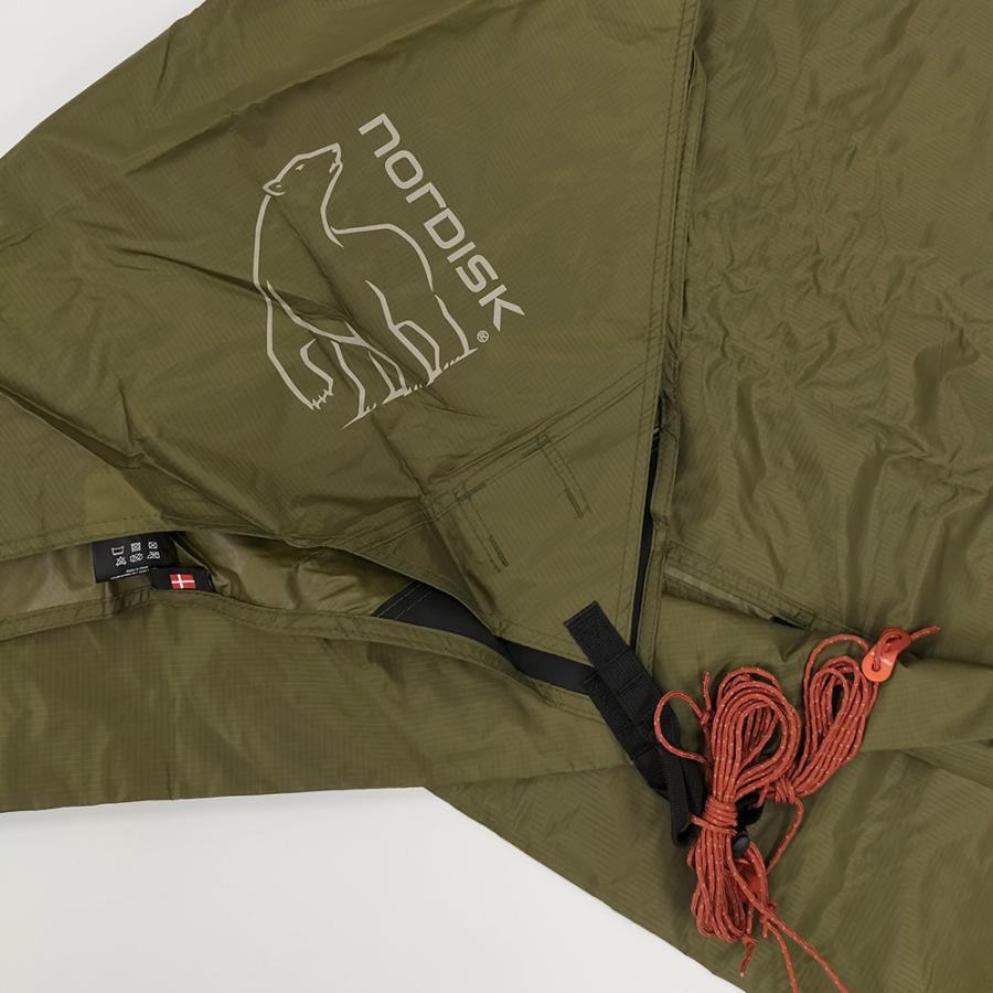 NORDISK（ノルディスク） ヴォス ダイヤモンド タープ ダークオリーブ Nordisk Voss Diamond PU Tarp ...