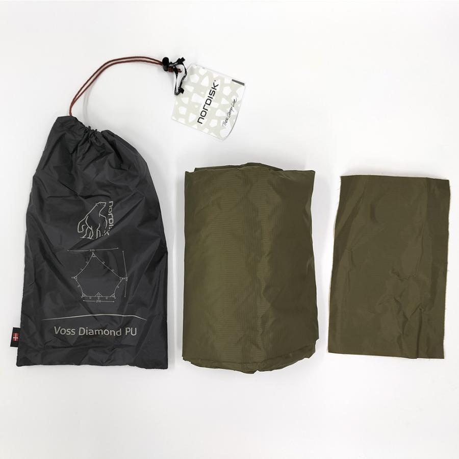 NORDISK（ノルディスク） ヴォス ダイヤモンド タープ ダークオリーブ Nordisk Voss Diamond PU Tarp ...