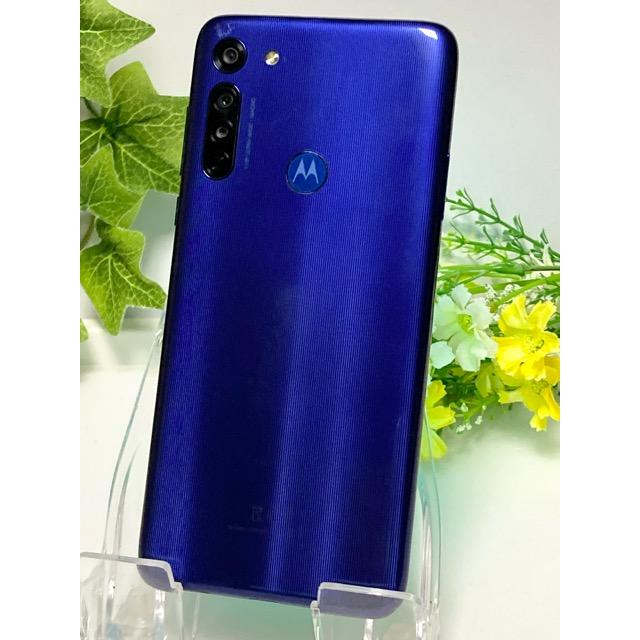 moto g8 モトローラー MOTOROLA (XT2045-6) ノイエブルー 国内版 SIMフリー ROM 64GB RAM 4GB ...