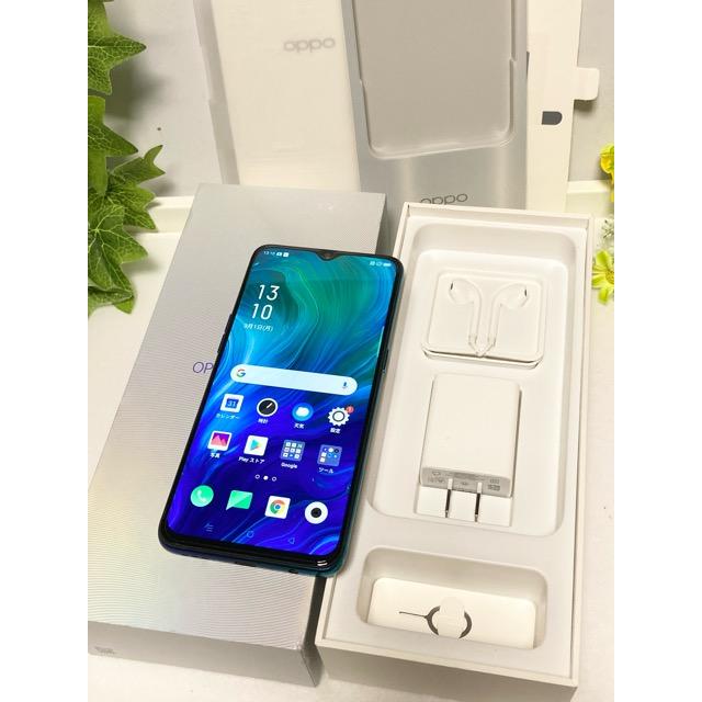 Reno 付属品あり oppo reno A 6GB/64GB simフリー ブルー CPH1983 スマートフォン A6884 ...
