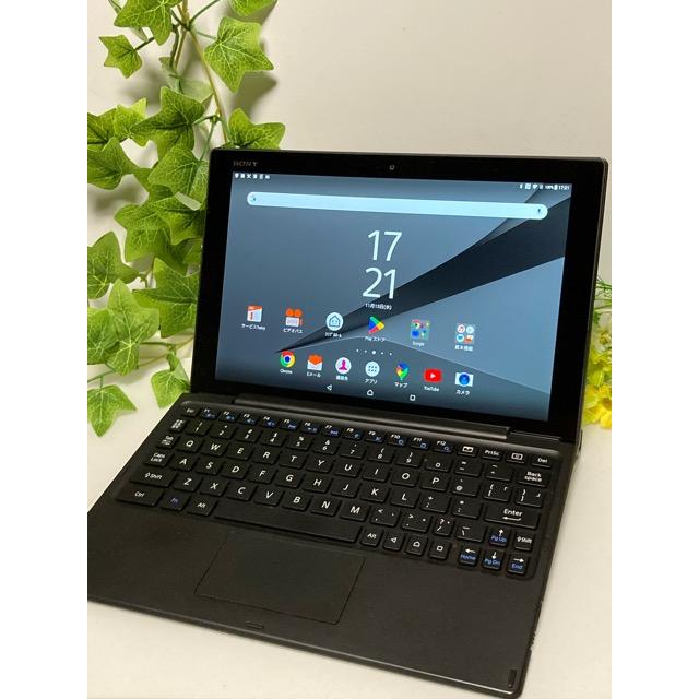 Xperia Z4 Tablet キーボード付き☆ ソニー SOT31 au SIMフリー☆ 判定〇 ブラック SO-05G同型 タブレット ...
