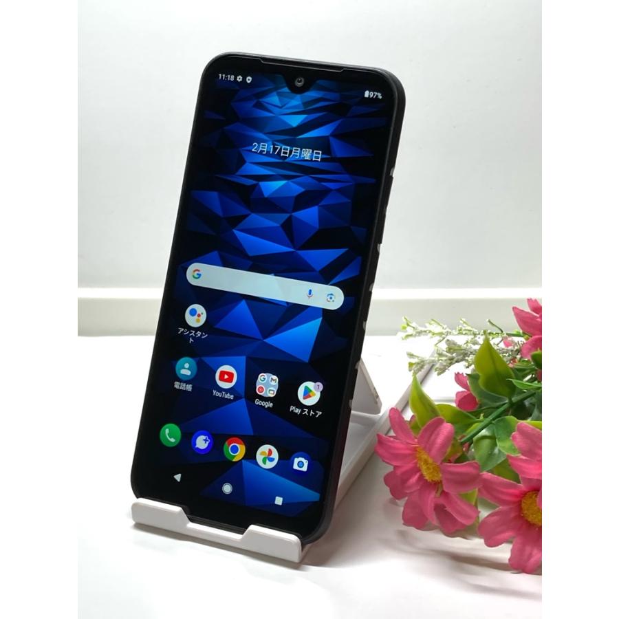 DIGNO 美品 DIGNO(R) SX3 KYG02 au SIMフリー ブラック★ 5G 64GB/4GB スマホ本体 A7442 ...