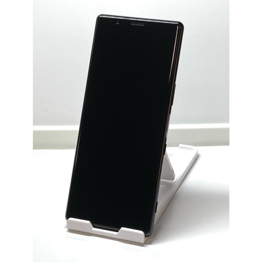 Xperia 液晶美品 5 SO-01M docomo SIMフリー ブラック 64GB / 6GB ハイレゾ スマホ本体 A7507 ...