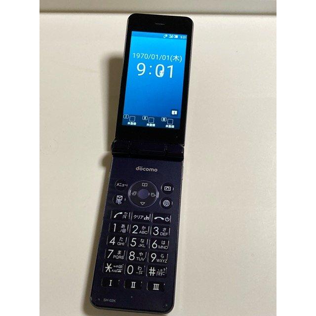 AQUOS ケータイ SH-02K AQUOSケータイ ブルーブラック docomo SIMロック解除済み ガラホ 4G （SIMフリー nano SIM）中古 A7942 : アクティー ...