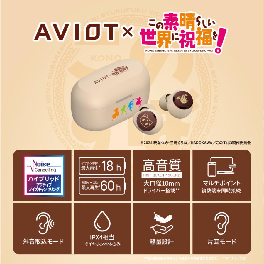 AVIOT TE-D01v-KSB-R この素晴らしい世界に祝福を! コラボ AVIOT TE-D01v-KSB-R この素晴らしい世界に祝福を! コラボ