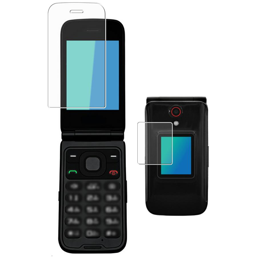 Orbic JOURNEY Pro 4G メイン＋サブディスプレイ 用 安心の5大機能 衝撃吸収 ブルーライトカット 液晶保護フィルム ポスト ...