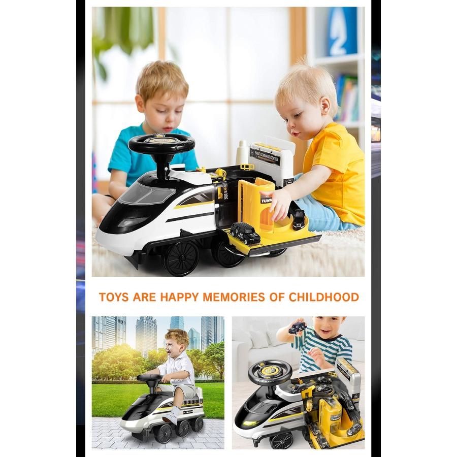 ミニカー&コース付き 変身2WAY 足けり 乗用玩具 特警 新幹線 アドベンチャー HIGH SPEED RAIL ADVENTURE 働く車 足けり乗用 押し車 : モビマックス - 通販 ...