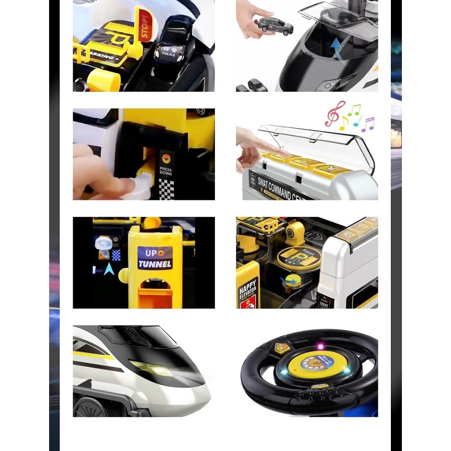 ミニカー&コース付き 変身2WAY 足けり 乗用玩具 特警 新幹線 アドベンチャー HIGH SPEED RAIL ADVENTURE 働く車 足けり乗用 押し車 : モビマックス - 通販 ...