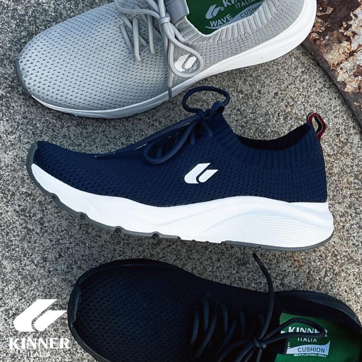 KINNER 軽量 スニーカー メンズ キナー RSK-4001 リカバリースニーカー アフタースポーツ ランニング ウォーキング ...