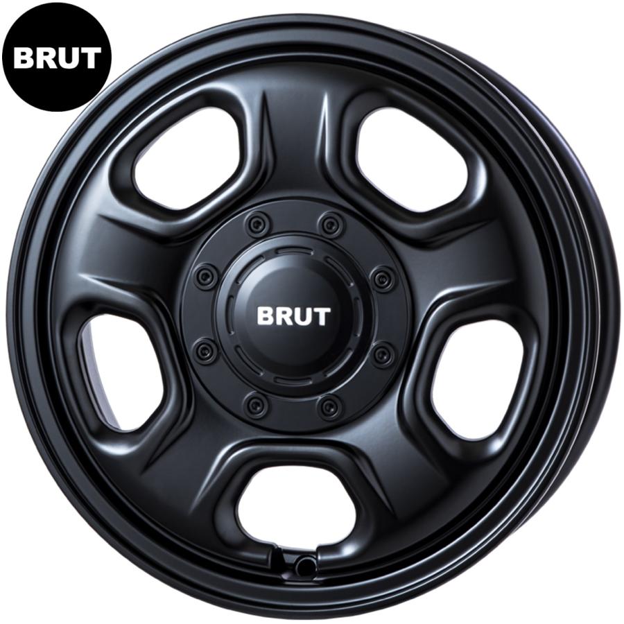 トライスターインターナショナル BRUT【ブルート】BR-33 14x4.5 +43 5H/114.3 ミリタリーブラック（MLB）x4本 ※タウンエース専用 : MB Car-Parts ...