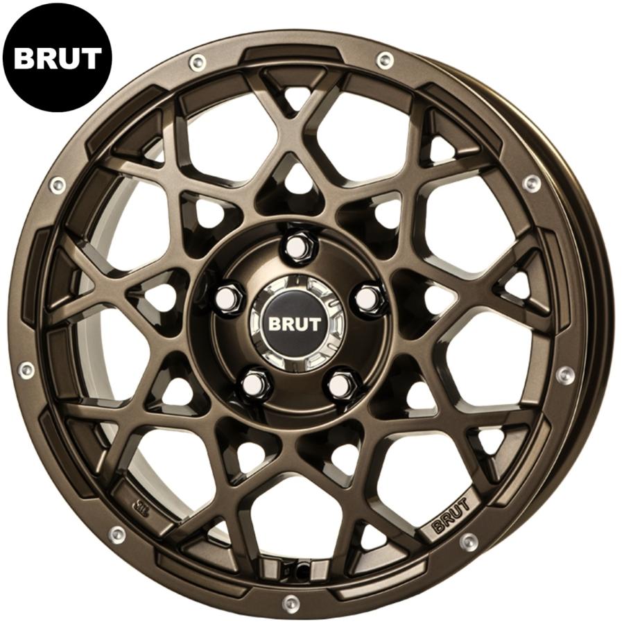 トライスターインターナショナル BRUT【ブルート】BR-55 16x6.5 +35 5H/114.3 シャンパンゴールド（CPG）x4本 ※デリカD:5等 : MB Car-Parts ...