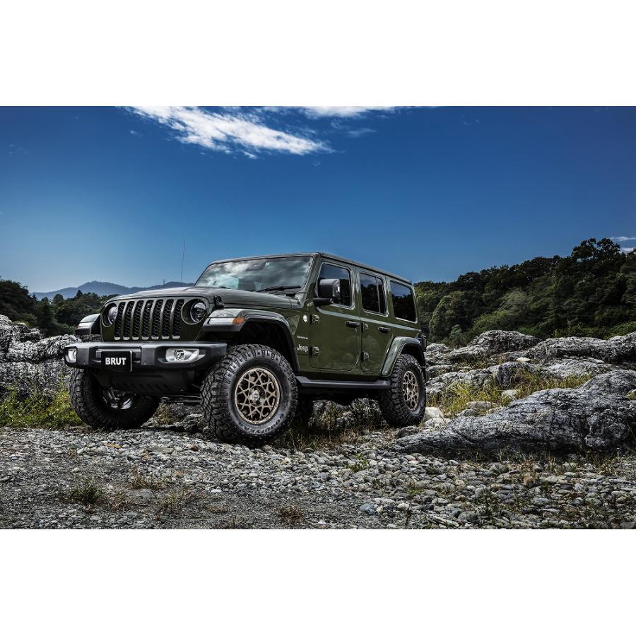 トライスターインターナショナル BRUT【ブルート】BR-55 18x8.0 +43 5H/127 シャンパンゴールド（CPG）x4本 ※Jeepラングラー : MB Car-Parts ...