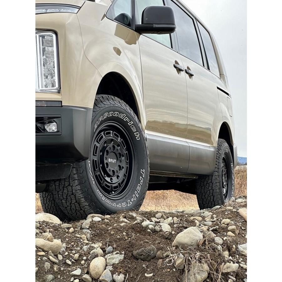 トライスターインターナショナル BRUT【ブルート】BR-70 16x6.5 +30 10H/100・114.3 ミリタリーブラック（MLB）x4本 ※デリカD5等 : MB Car ...