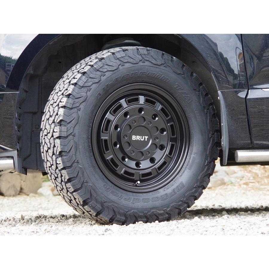 トライスターインターナショナル BRUT【ブルート】BR-70 16x6.5 +30 10H/100・114.3 ミリタリーブラック（MLB）x4本 ※デリカD5等 : MB Car ...