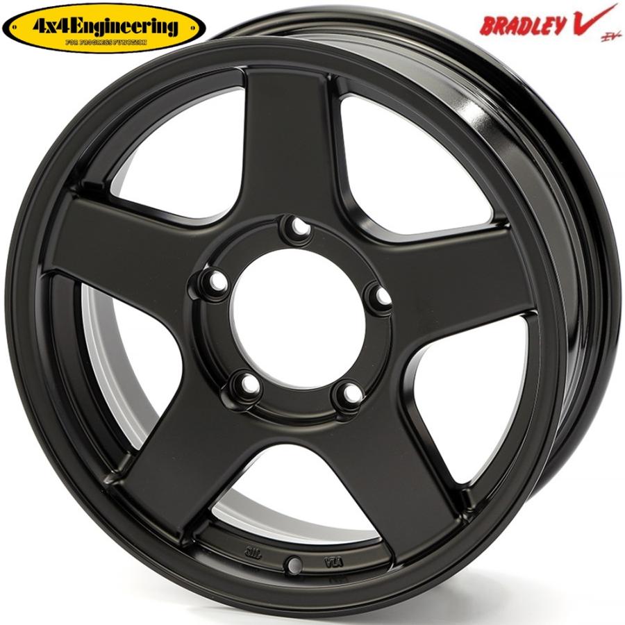 4×4エンジニアリング 4x4エンジニアリング BRADLEY V EVOLUTION【ブラッドレーブイ エボリューション】16x5.5 +22 5H/139.7 マットブラック（MB）x4本 ...
