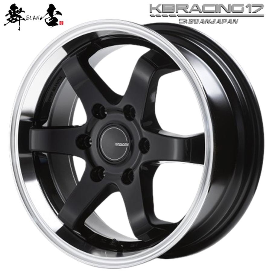 ハイエース 舞杏 BUAN JAPAN （カズキオート）KB RACING17【ケービーレーシング17】17x6.5 +38 6H/139.7 ...
