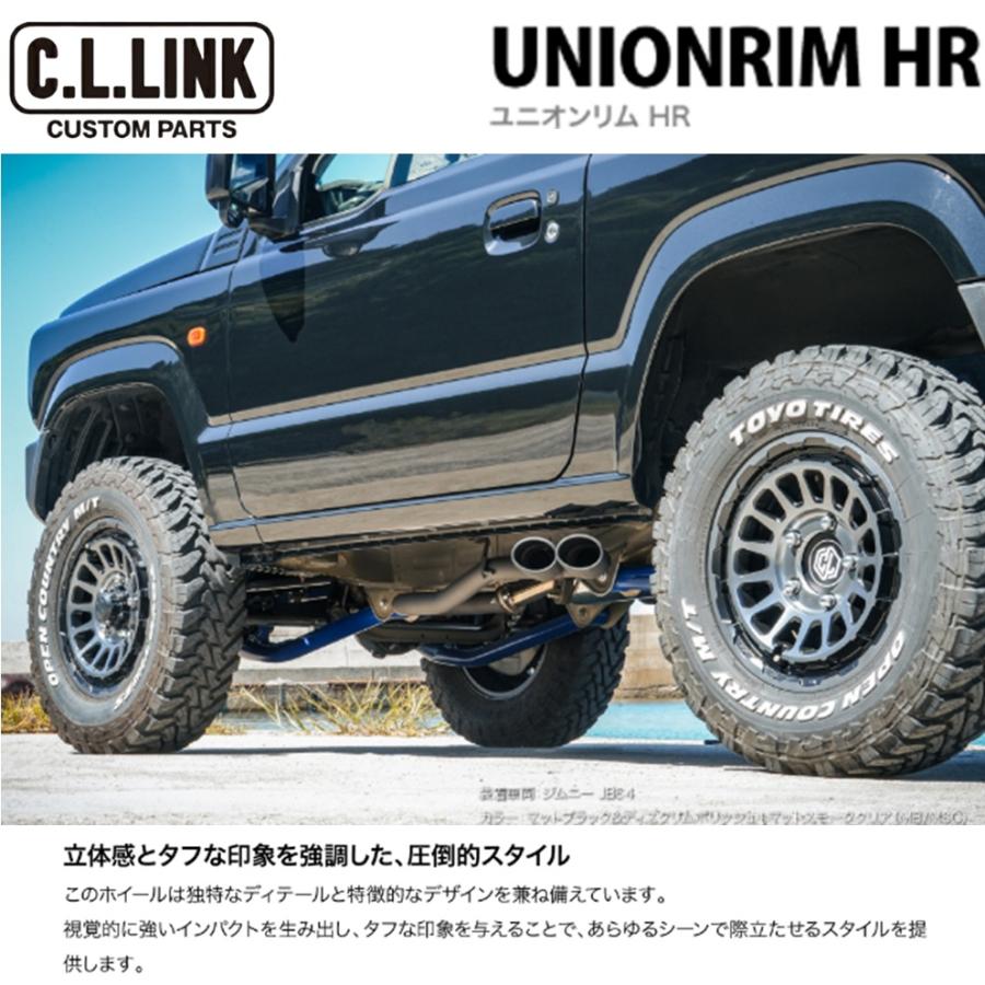 C.L.LINK C.L.LINK/シーエルリンク【UNIONRIM HR】ユニオンリムHR 16x5.5 +20 5H/139.7 マットスモーククリア（MB/MSC）x4本 : MB ...