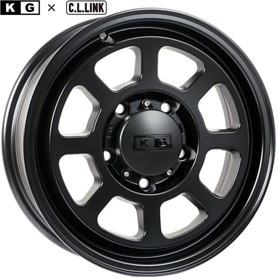 C.L.LINK C.L.LINK/シーエルリンク【KG WHEELS KW01】16x5.5 +20 5H/139.7 マットブラック（MBK）x4本 : MB Car-Parts - 通販 ...