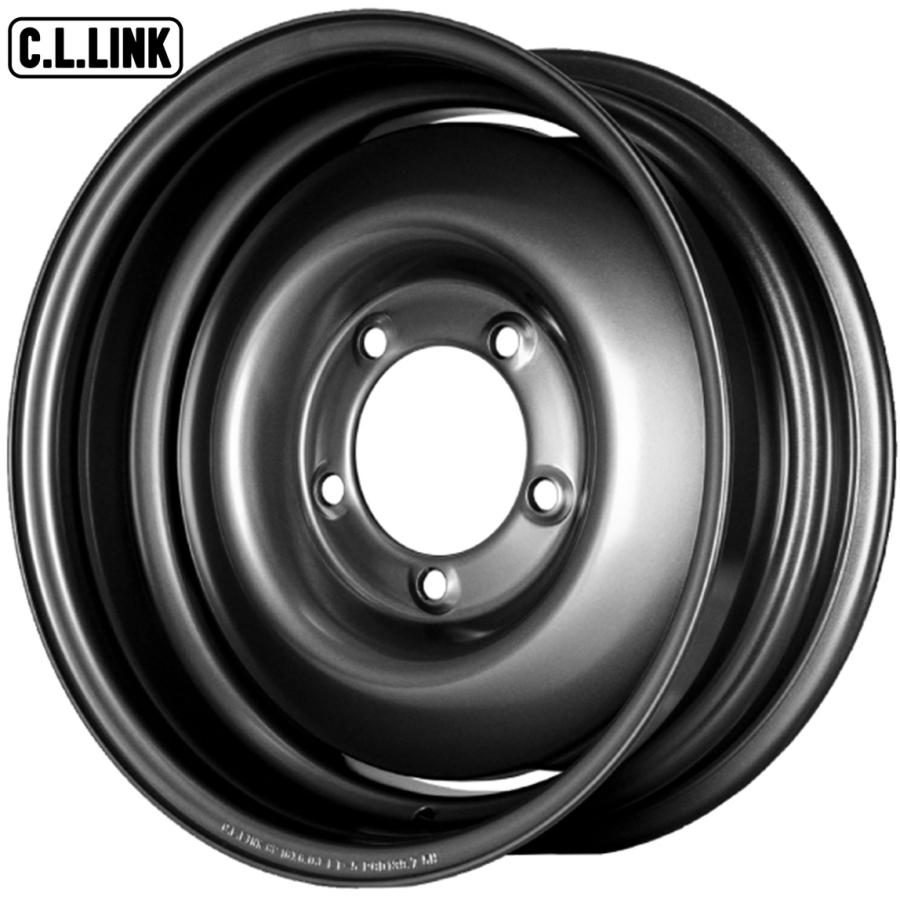 C.L.LINK C.L.LINK/シーエルリンク【オールドスタイルスチールホイール】16x6.0 −5 5H/139.7 ガンメタ（GM）x4本 ※ジムニー シエラ専用 スチール製 : MB ...