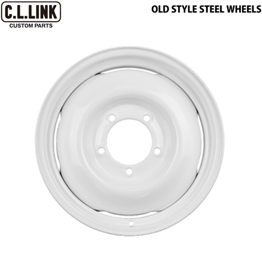 C.L.LINK C.L.LINK/シーエルリンク【オールドスタイルスチールホイール】16x5.5 ＋20 5H/139.7 ホワイト（WH）x4本 ※ジムニー専用 スチール製 : MB ...