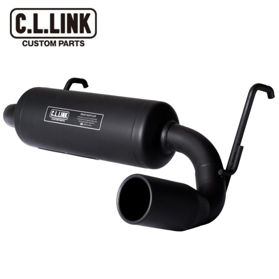 C.L.LINK C.L.LINK/シーエルリンク【CL LINK】リアマフラー タイプ1 シングル出し マットブラック ジムニー/ジムニーシエラ JB64W/JB74W用 純正バンパー用 ...