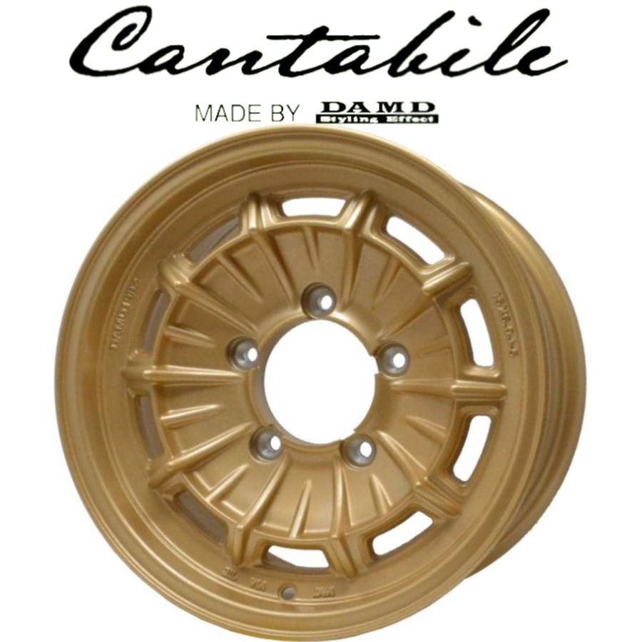 DAMD Cantabile【ダムド】カンタービレ 15x6.0 -5 5H/139.7 ゴールド（GOLD）x4本セット : MB Car-Parts - 通販 - Yahoo!ショッピング