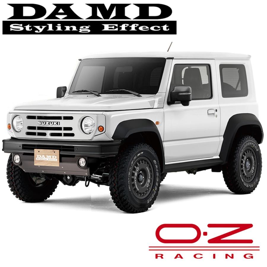 OZ Racing ダムド（DAMD）xオーゼット（OZ Rally 4x4）【ラリーレーシング 4x4】16x6.0 -5 5H/139.7 マットブラック（MB）x4本 : MB Car ...