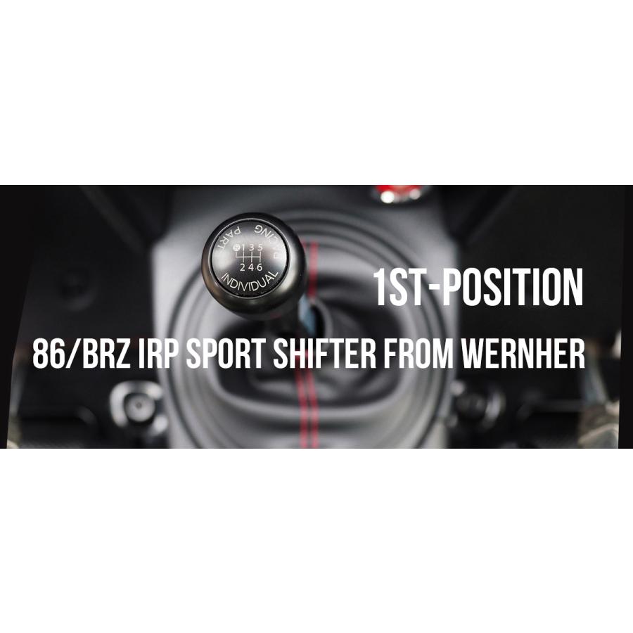 86 Wernher / ヴェルナー【IRP社製】86（ZN8 ZN6）＆BRZ（ZD8 ZC6）用 IRPスポーツシフター タイプV3 シフトパターン付（ヴェルナーモデル） : MB Car ...