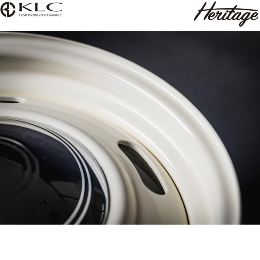 KLC KLC【ケーエルシー】OLD COUNTRY VANILLA（オールドカントリーバニラ） 16x6.0 -5 5H/139.7 バニラホワイト（WH）x4本 ※スチール製 : MB ...