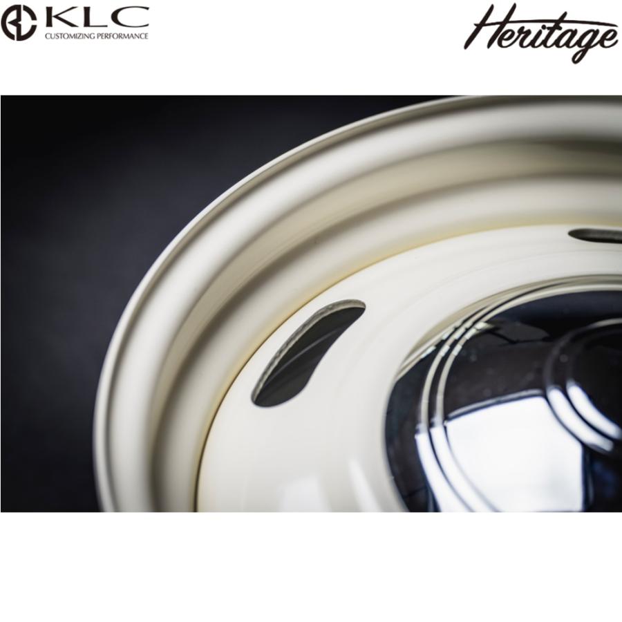 KLC KLC【ケーエルシー】OLD COUNTRY VANILLA（オールドカントリーバニラ） 16x5.5 ＋20 5H/139.7 バニラホワイト（WH）x4本 ※スチール製 : MB ...