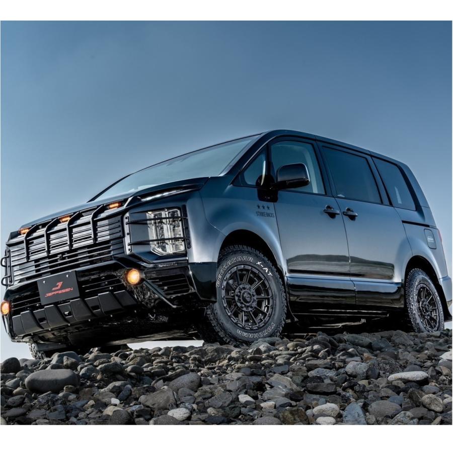 TUS JAPAN JEPPESEN【ジェップセン 】BARREL ZONE（バレルゾーン）M017 17x8.0 ＋41 5H/127・5H/114.3（10H）ショットブラック（SB ...