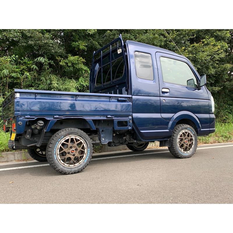 OVER TECH M4-DA16【オーバーテック】MAX40リフトアップ ブロック キット DA16T キャリィトラック 最大40mmUP 構成部品：C + D ※保安基準適合 : MB ...