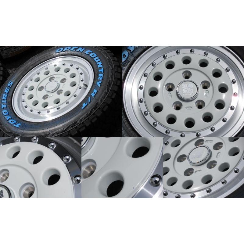 OPEN COUNTRY ★数量限定★MLJ【エクストリーム ジェイ】XTREME-J RUGGED（ラギッド）14x5.0 ＋48 5H/114.3 ホワイトポリッシュ x4本 ※オープン ...