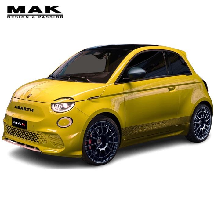【MAK】ENTITY（マック エンティティー）17x7.0 +35 4H/98 グロスブラック（GB）x4本 ハブ58.1 (専用) ABARTH 500/500e/595/695 : MB ...