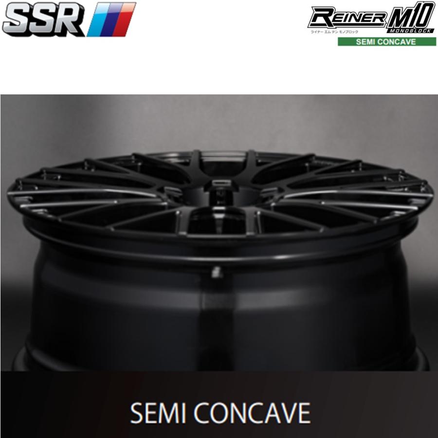 SSR REINER M10 MONOBLOCK【ライナー モノブロック】20x8.5 ＋38 5H/120 グロスブラック（GB）x2本 ※セミコンケイブフェイス : MB Car ...