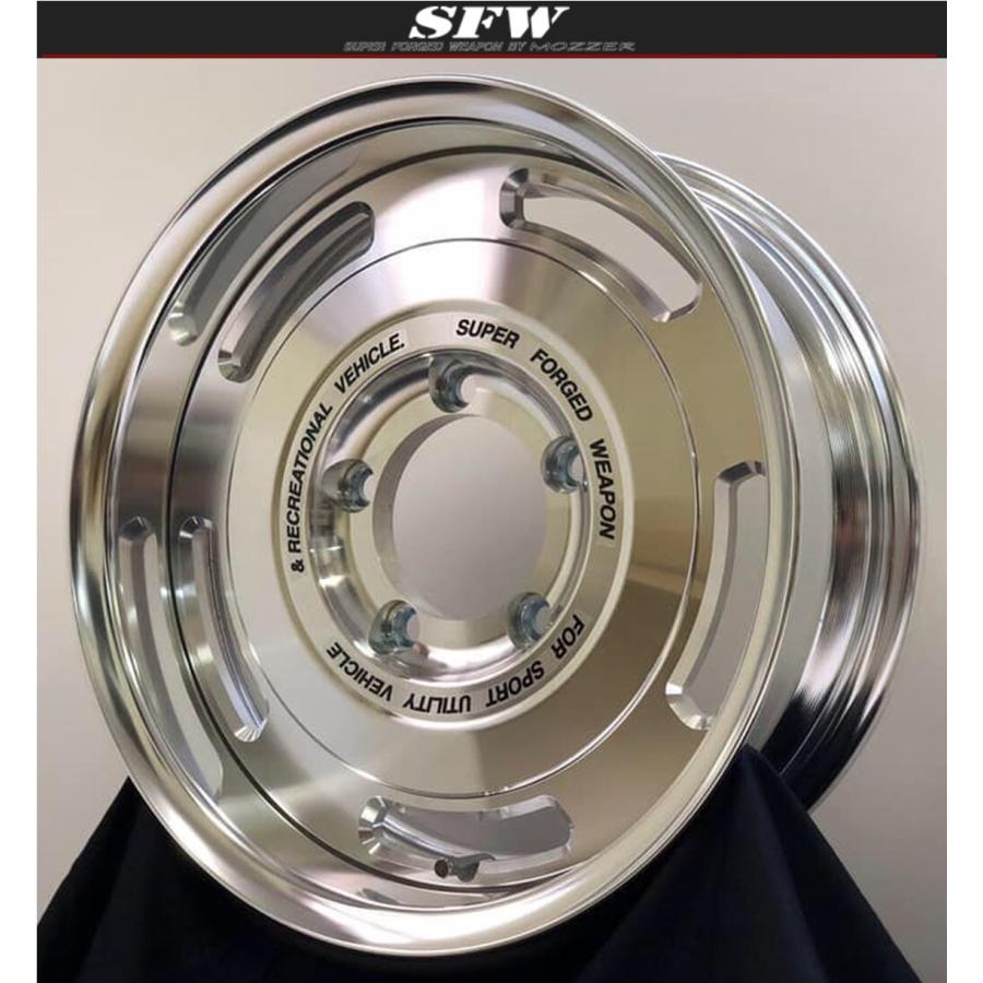 ジムニー EMC【MOZZER】SFW SJ-XVII（SJ-17）16x6.0J ±0/-5/-12 5H/139.7 x4本セット ...