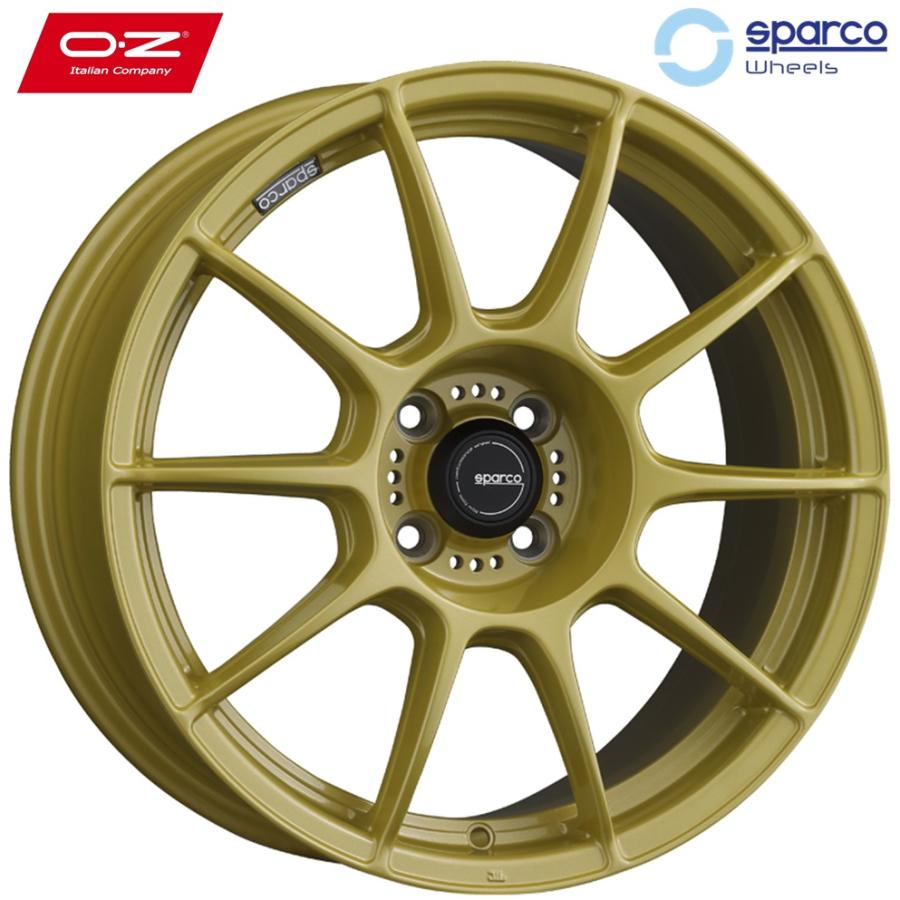 OZ SPARCO【スパルコ FF1】17x7.5 ＋35 4H/98 ゴールド（G）x4本 アバルト/フィアット専用 : spff1 ...