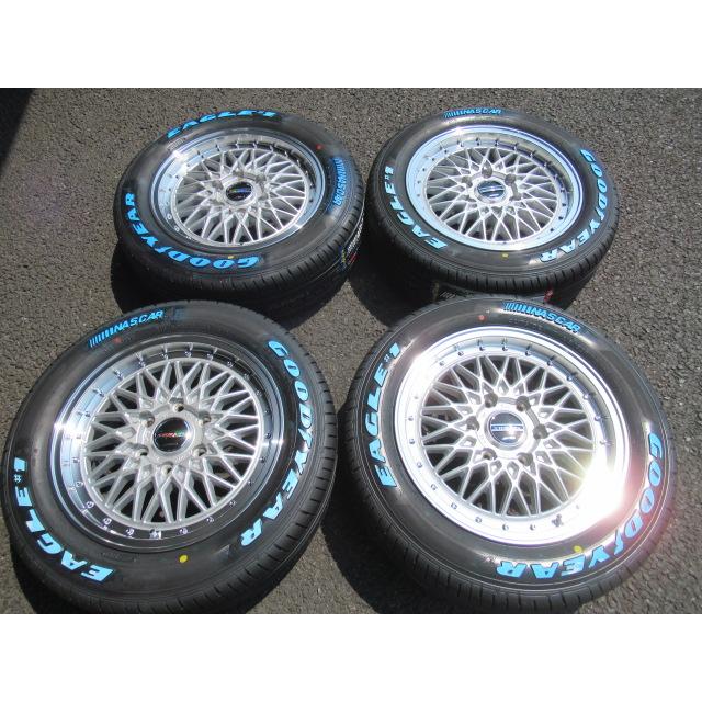 グッドイヤー ★数量限定★KYOHO 共豊 【シュタイナー】STEINER FTX 17x6.5 ＋38 6H/139.7 サテンシルバー/リムポリッシュx4本 ※NASCAR PLUS ...