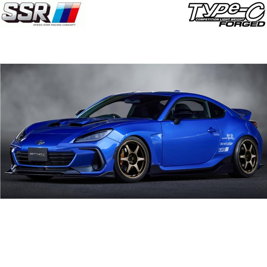 SSR TYPE-C FORGED【タイプC フォージド】17x7.5 ＋44 5H/100 レーシングブロンズ（BR）x2本 ...