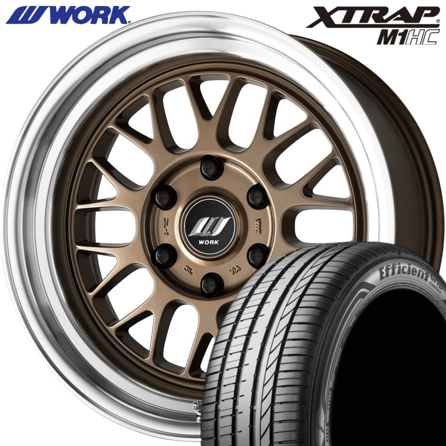 Efficient Grip ★数量限定★WORK【ワーク】XTRAP（エクストラップ）M1HC 18x9.0 ＋25 6H/139.7 ...