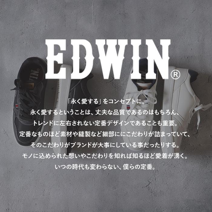 EDWIN エドウィン スニーカー メンズ EDW-7025 カジュアルシューズ フラットシューズ ローカットスニーカー 紐靴 ひも靴 運動靴 軽量 軽い 靴 : BACKYARD ...
