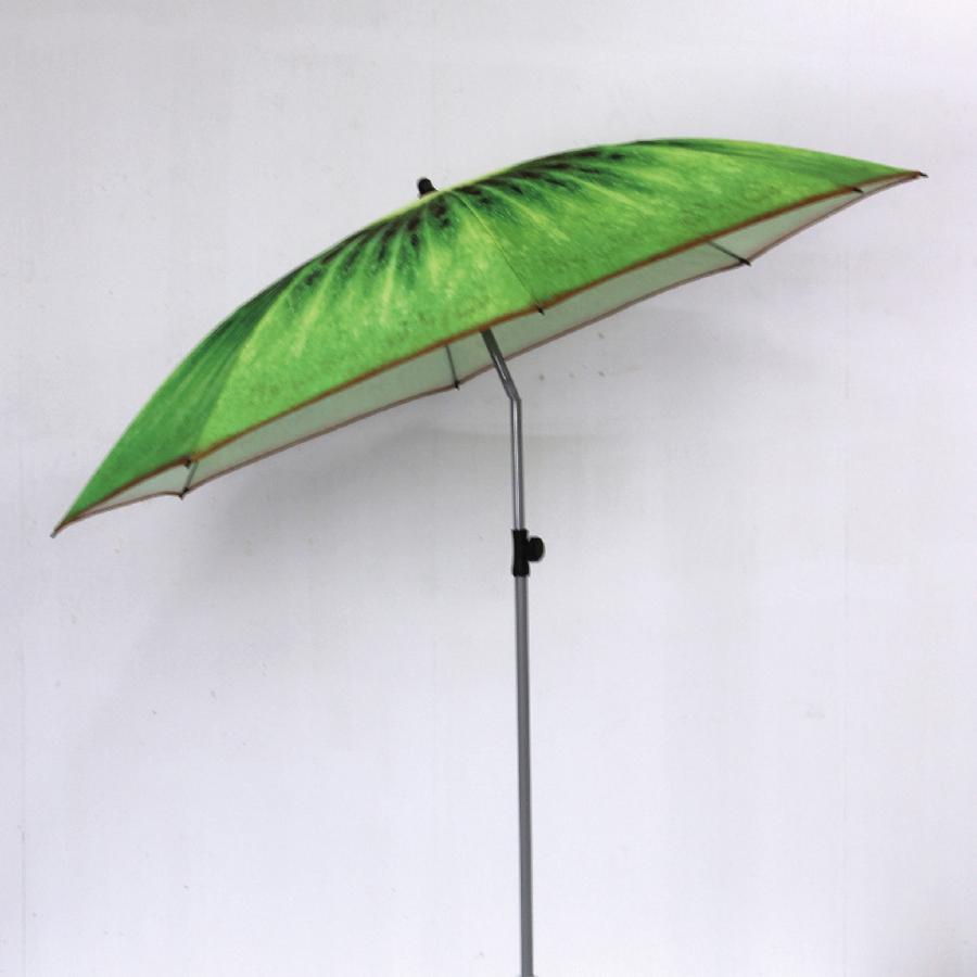 かわいい ビーチ パラソル 通販 luana ルアナ ビーチパラソル 180cm uvカット 紫外線対策 軽量 屋外 折りたたみ 海水浴 日除け対策 海 夏 庭 キウイ スイカ ...