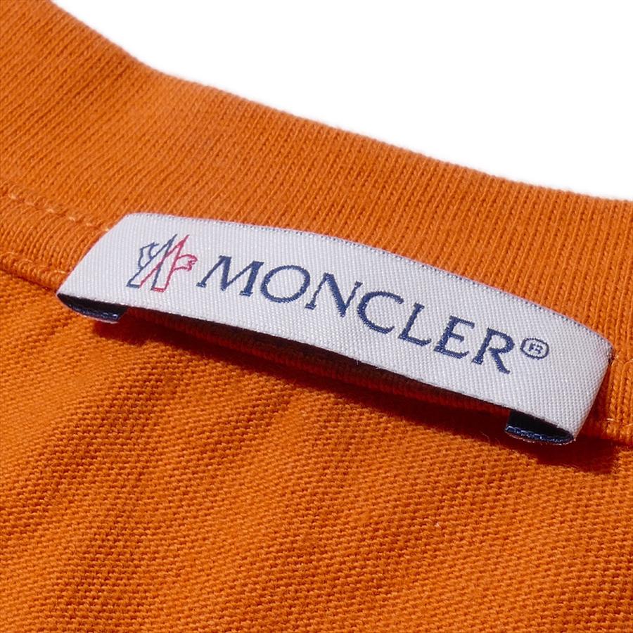 MONCLER モンクレール Tシャツ 8C00064 336オレンジ メンズ 半袖 MONCLER モンクレール Tシャツ 8C00064 336オレンジ メンズ 半袖